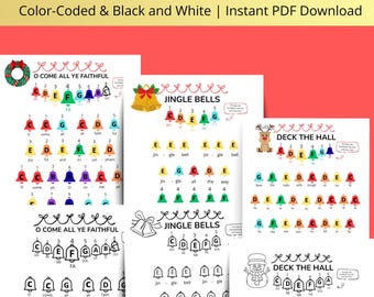 6 Christmas Songs for Handbells or Deskbells - Etsy UK