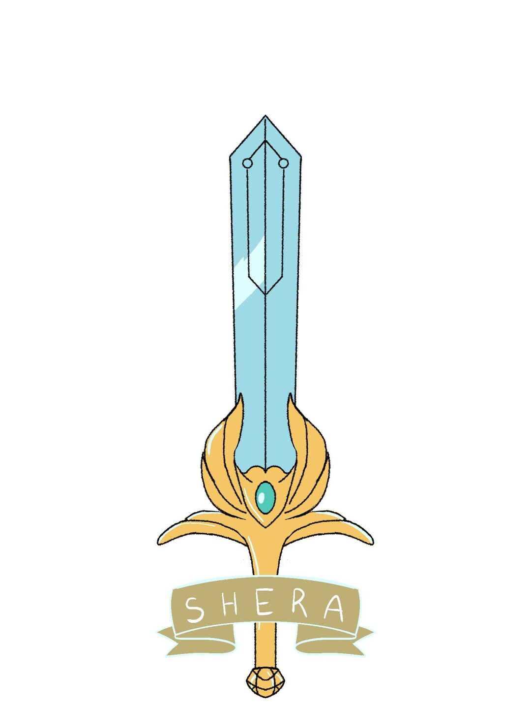 She-ra Sword Sticker - Etsy