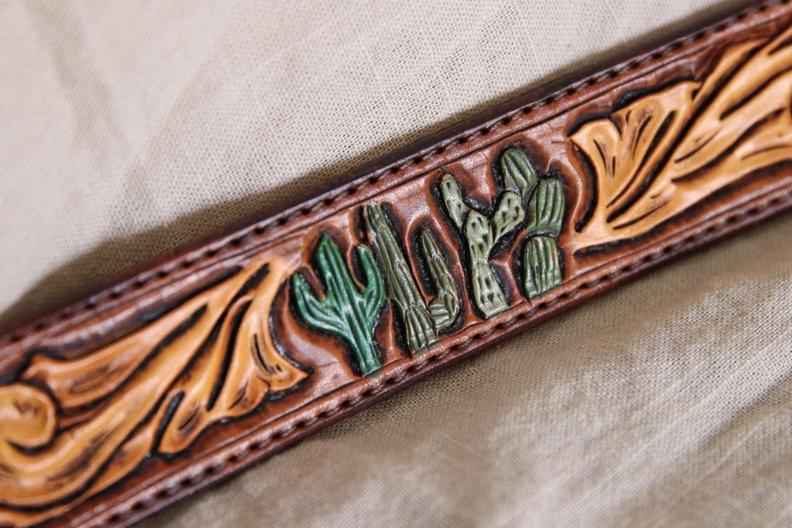 Custom Kids Tooled Leather Belt, Handmade Western Belt for Kids and ...