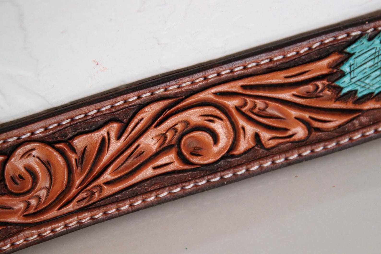 Custom Kids Tooled Leather Belt, Handmade Western Belt for Kids and ...