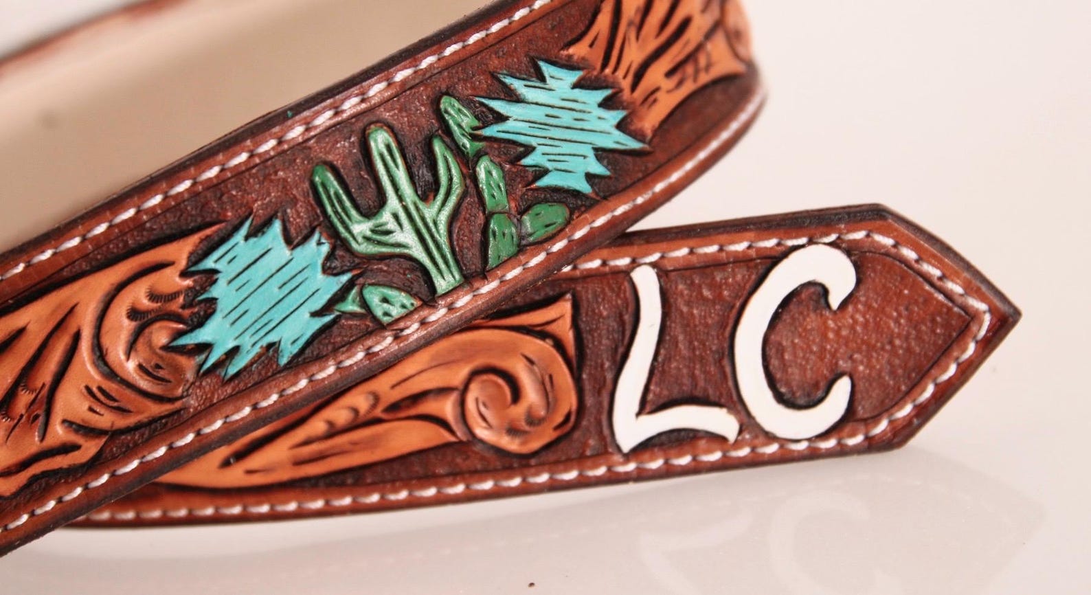 Custom Kids Tooled Leather Belt, Handmade Western Belt for Kids and ...
