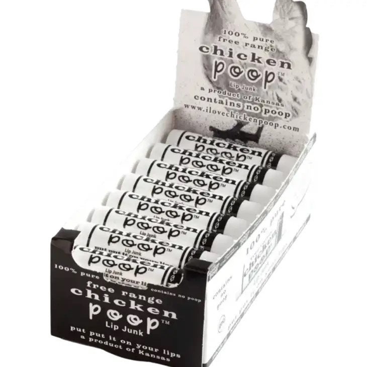 CHICKEN POOP Lip Junk Original All Natural Lip Balm Made in the USA ...