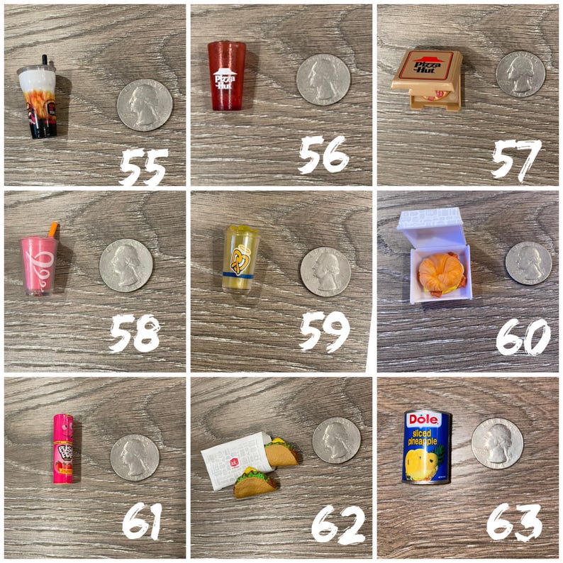 Foodie Mini Brands - Etsy
