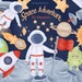Space Adventure Digital Clipart and Pattern, Astronaut and Planets ...