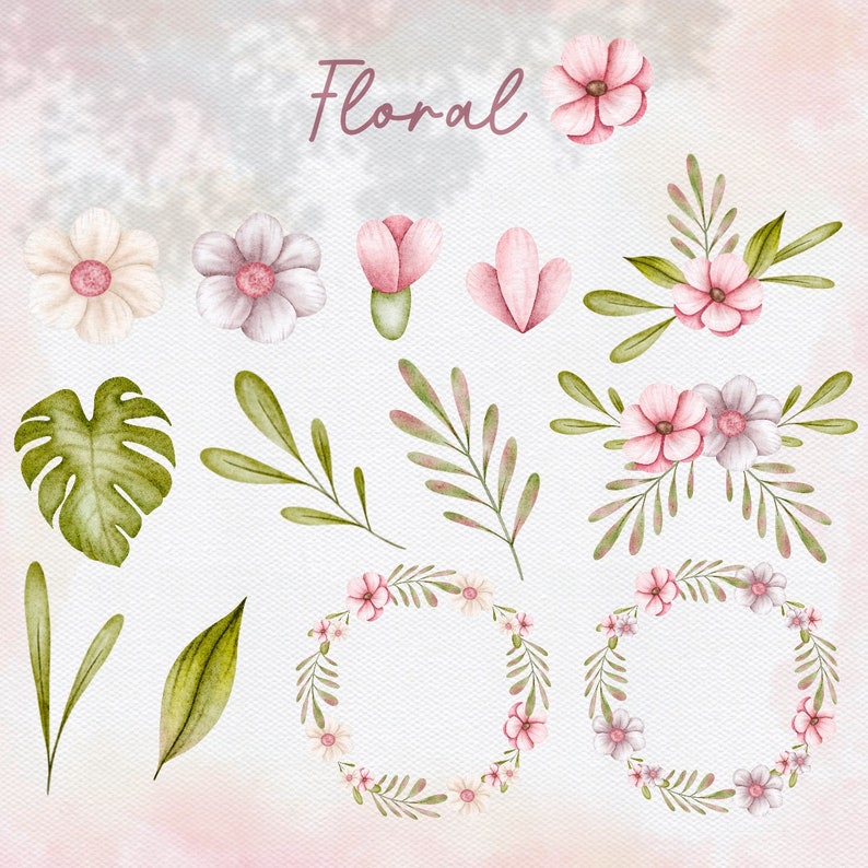 Llama Cactus Clipart Digital Watercolor - Etsy