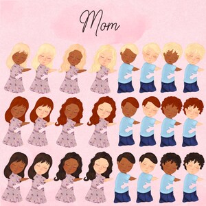 Mothers Day Digital Clipart - Etsy