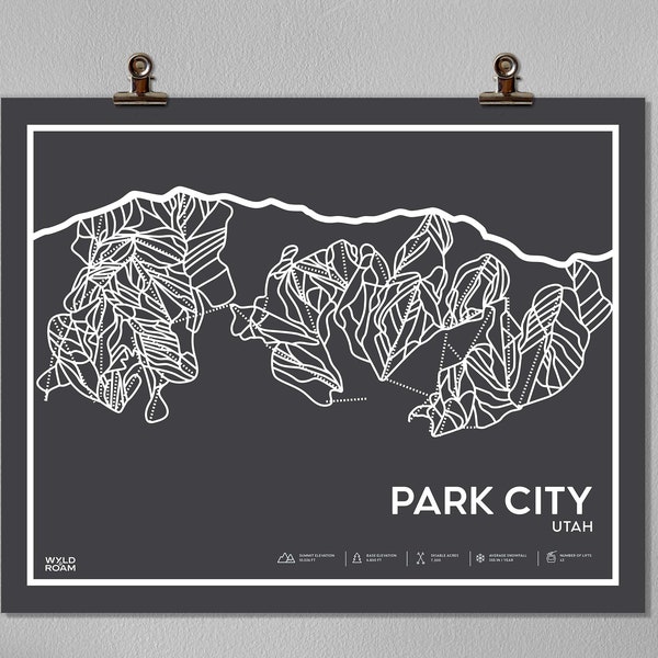 Ski Park City - Etsy