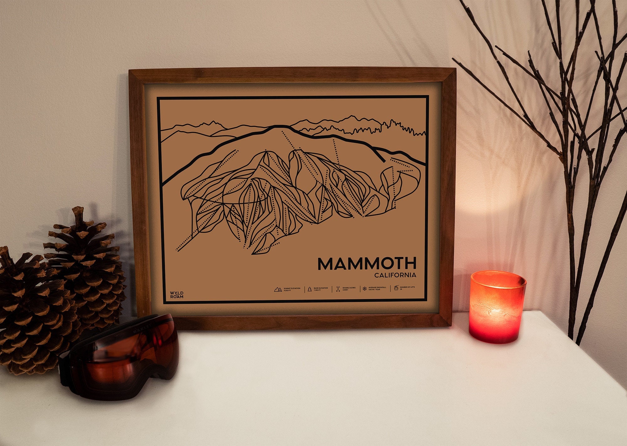 Mammoth Trail Map - Etsy