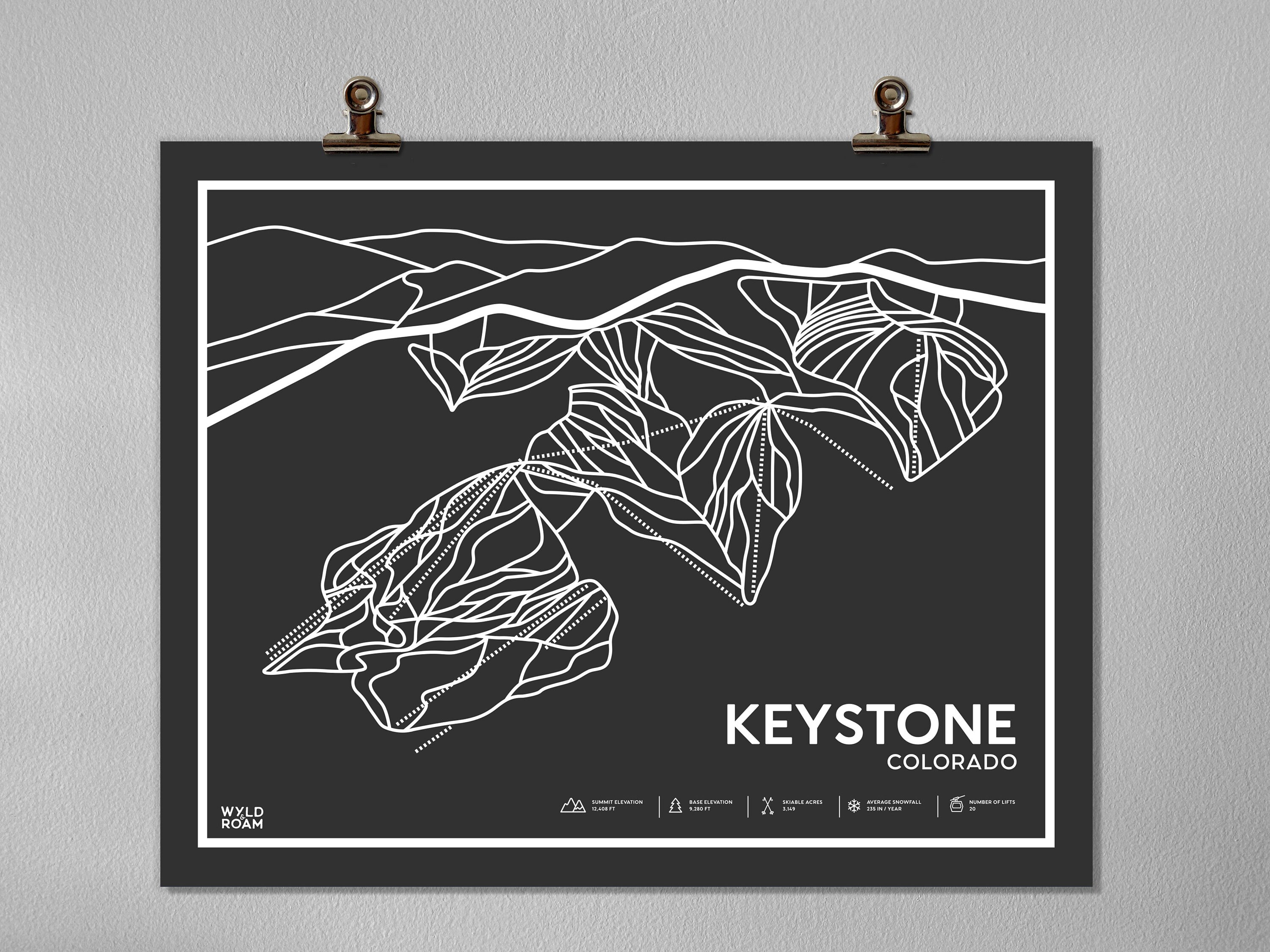 Keystone Trail Map - Etsy