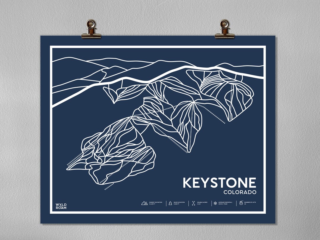 Keystone Trail Map - Etsy