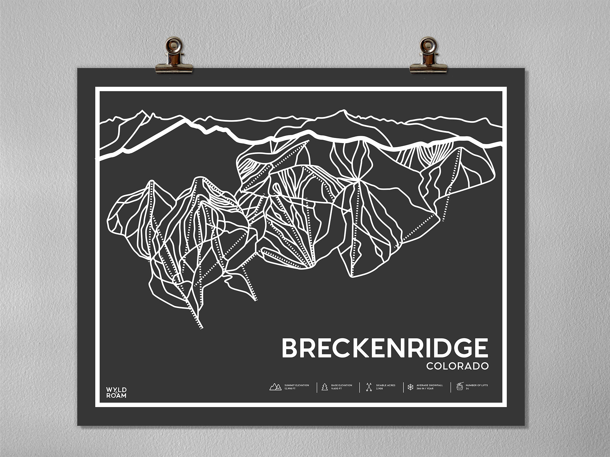 Breckenridge Printable Ski Map, Breckenridge Trail Map, Breckenridge ...
