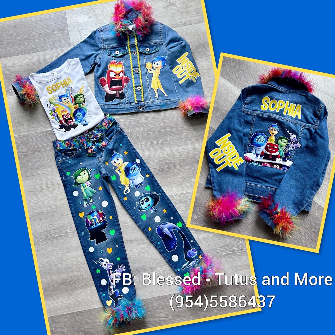 Inside Out Outfit - Inside Out Denim Set - Inside Out Set - Inside Out ...