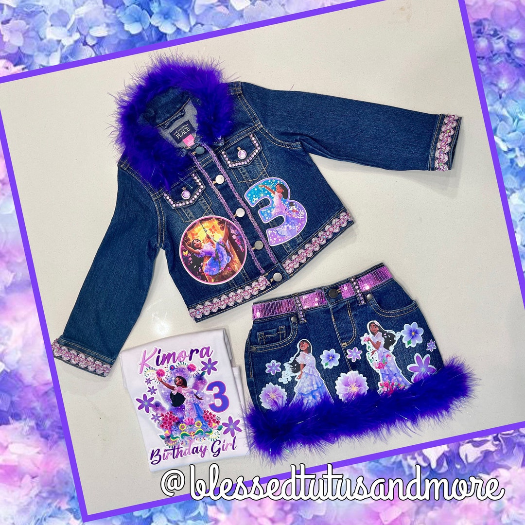 Encanto Denim Outfit Isabella Encanto Outfit Custom Denim - Etsy