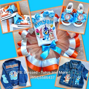 Bluey Tutu Set - Tutu Set - Custom Tutu Set READ DETAILS PLEASE - Etsy