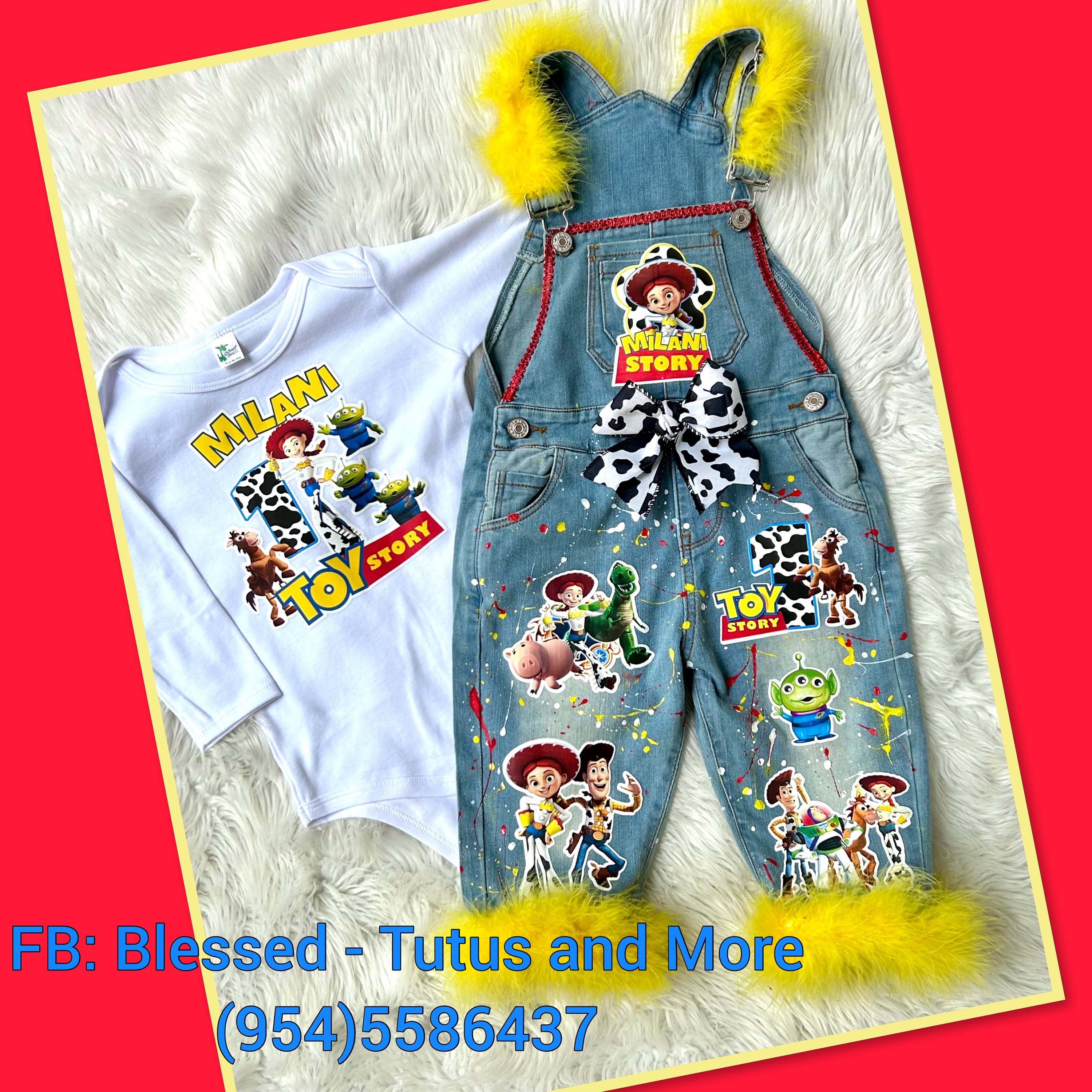 Toy Story Denim Set - Toy Story Outfit READ DETAILS PLEASE - Etsy