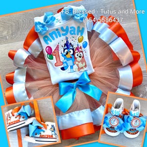 Bluey Tutu Set - Tutu Set - Custom Tutu Set READ DETAILS PLEASE - Etsy