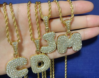 Brass Letter Chain - Etsy