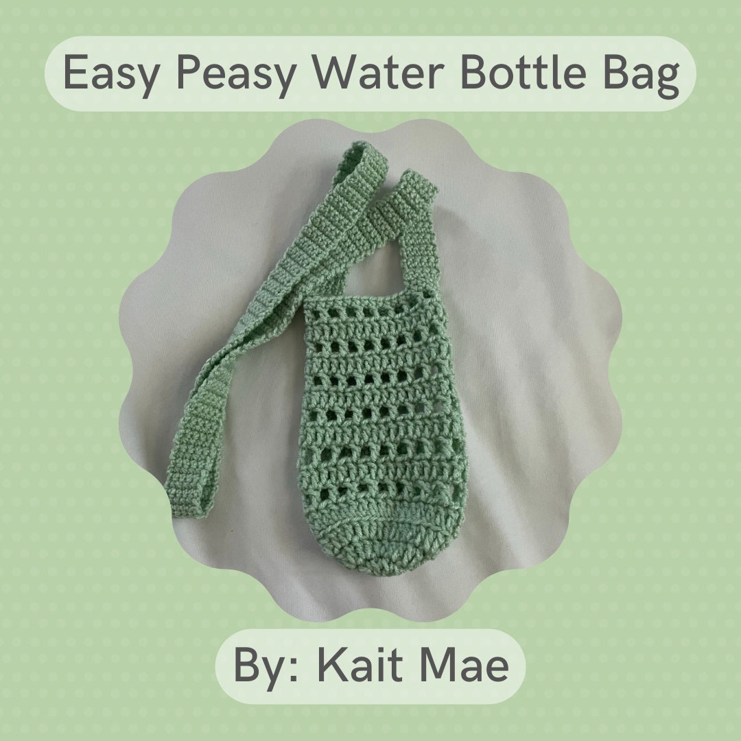 Crochet Water Bottle Bag *PDF PATTERN* - Etsy