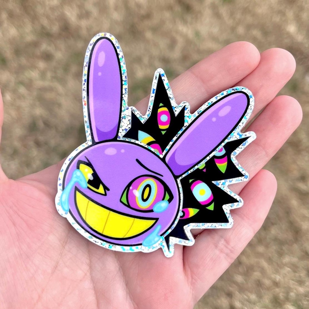 Digital Circus Jax Abstraction Sticker | the Amazing Digital Circus Jax ...