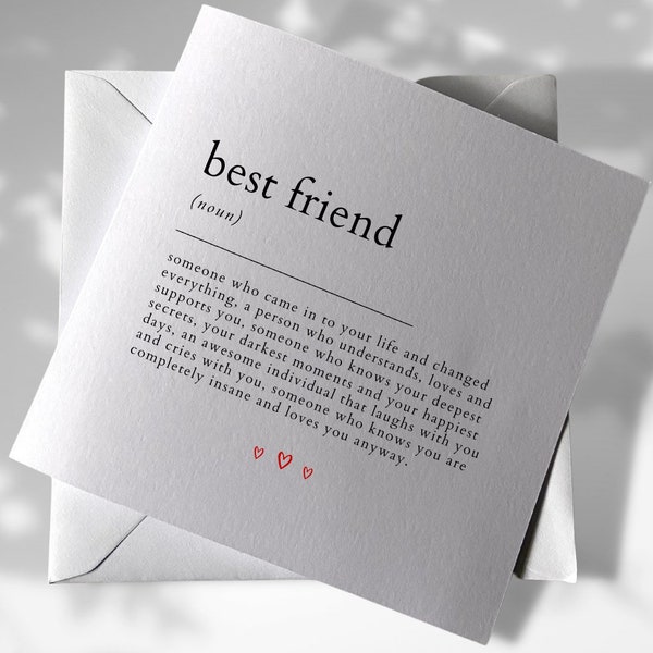 Best Friend Thank You Gift - Etsy