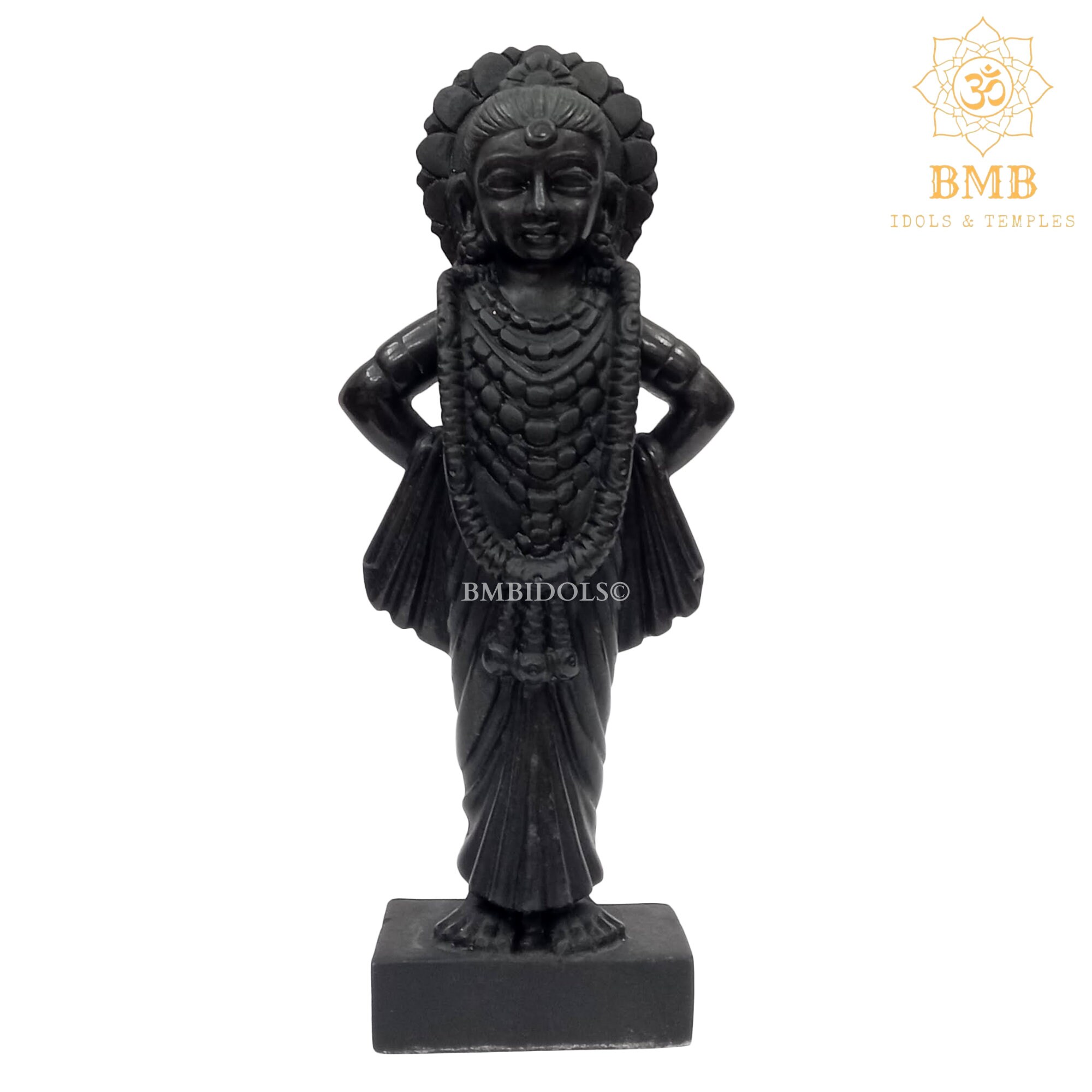 Vitthal Rukmini Statue, Black Vitthal Rukmini Statue Made in Pure Black ...
