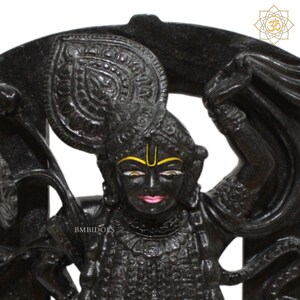 Shrinath Ji Statue, Blackstone Srinath Ji Statue Made in Natural Stone ...