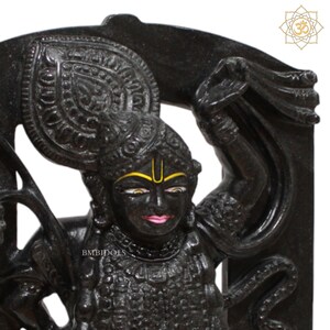 Shrinath Ji Statue, Blackstone Srinath Ji Statue Made in Natural Stone ...