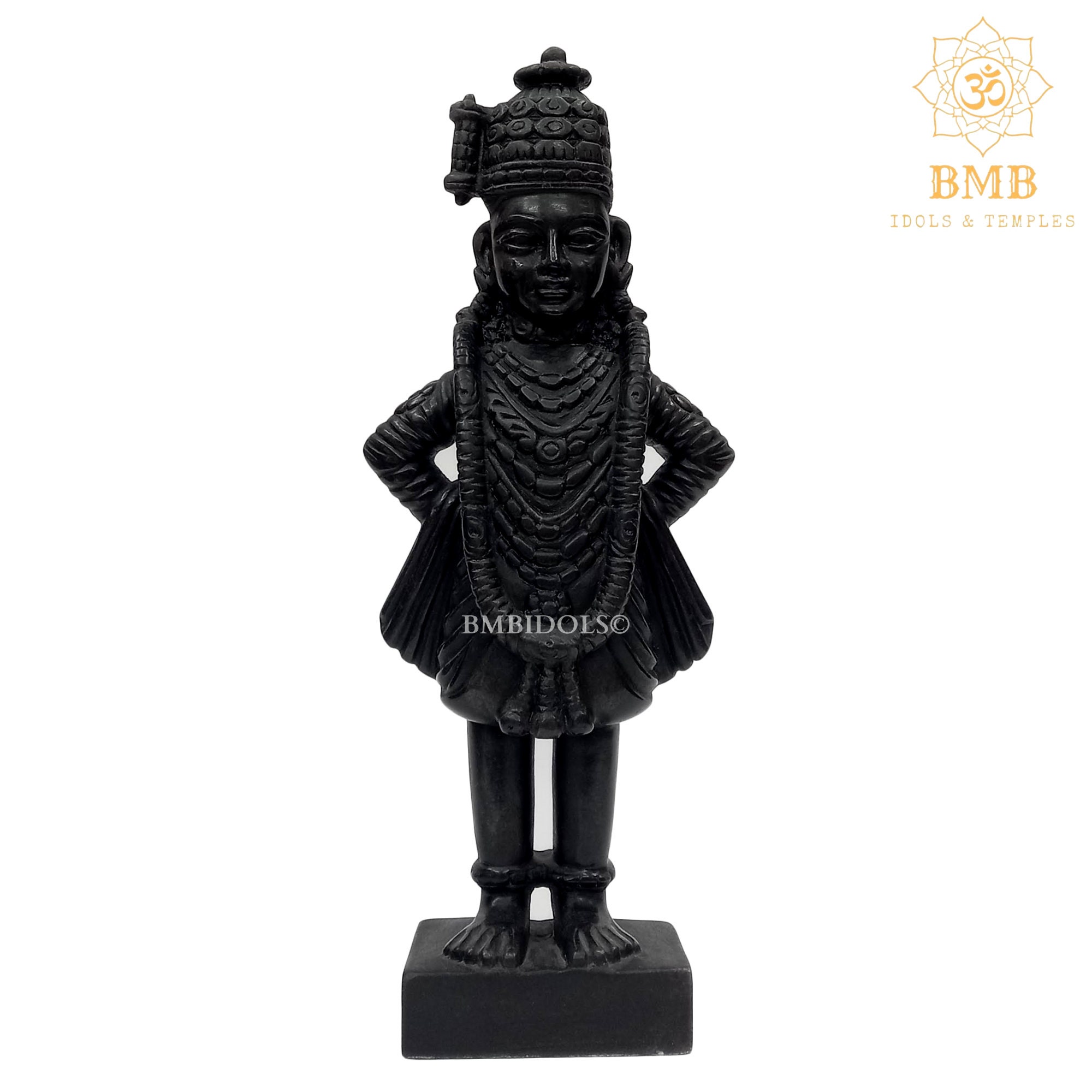 Vitthal Rukmini Statue, Black Vitthal Rukmini Statue Made in Pure Black ...