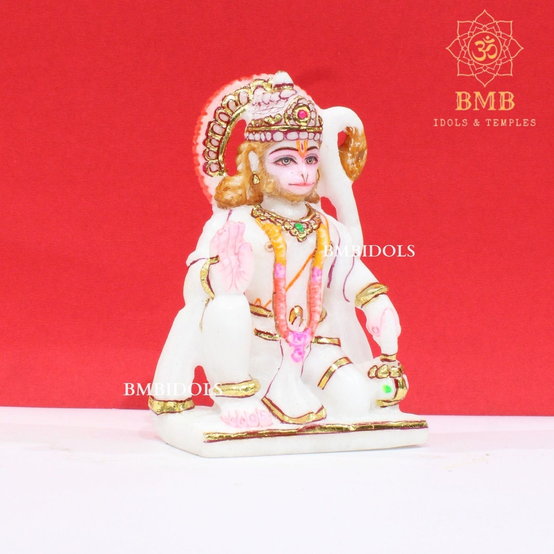 Hanuman Statue Marble Hanuman Murti in Small in 6inch for | Etsy
