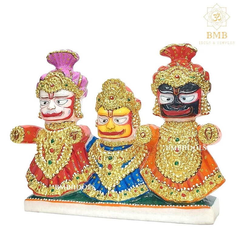 Jagannath Statue, Marble Jagannath Idol Made in Natural Makrana Marble ...