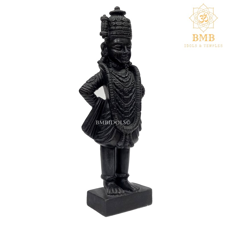 Vitthal Rukmini Statue, Black Vitthal Rukmini Statue Made in Pure Black ...