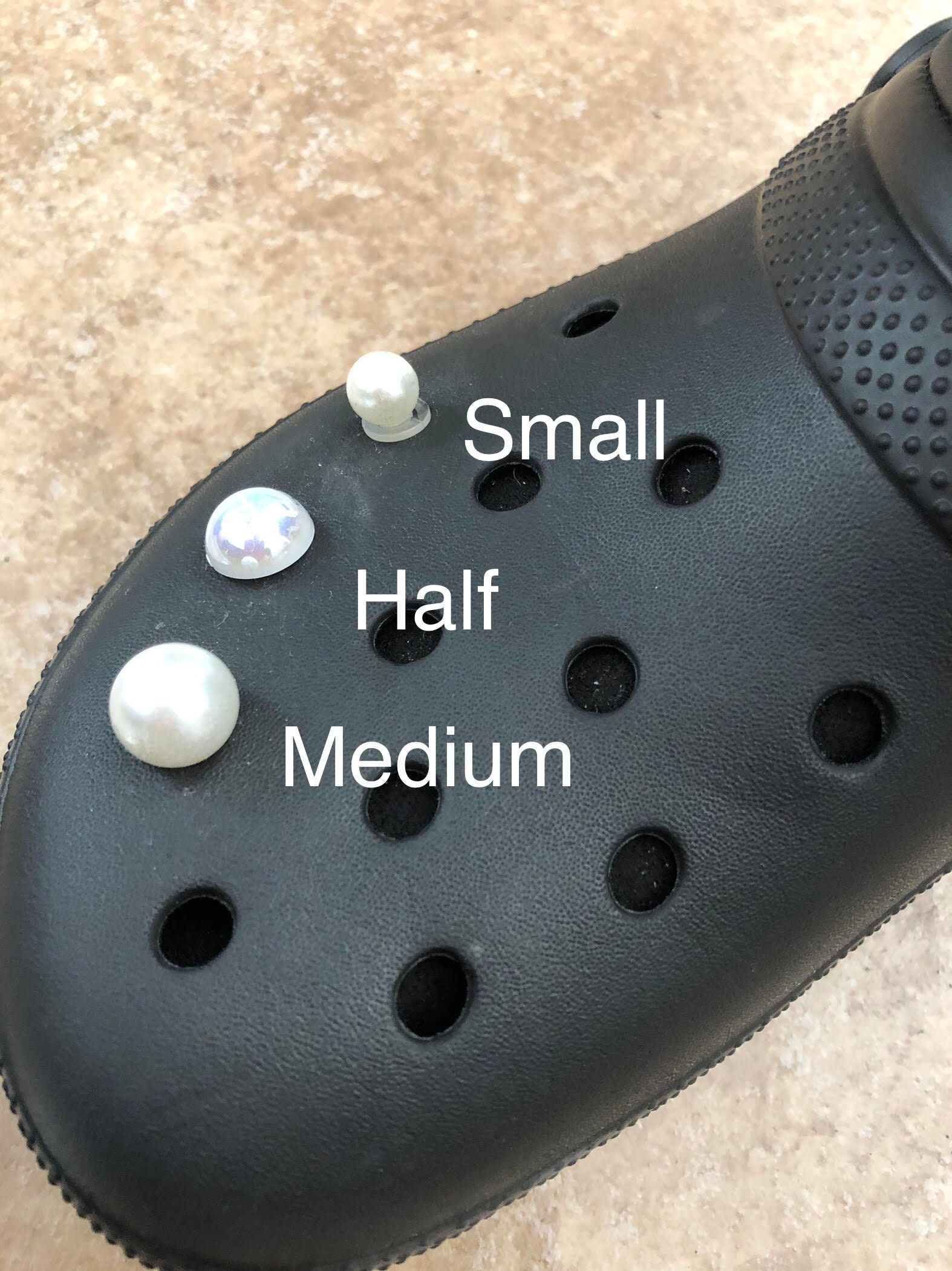 10 Pc Pearl Croc Set Bling Rhinestone Croc Charms | Etsy