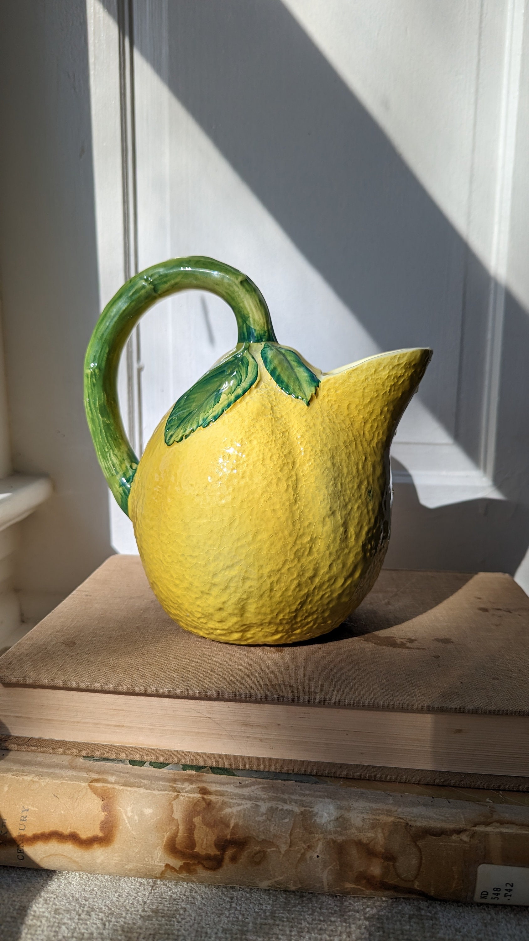 Vintage Lemon Pitcher Made in Italy - Etsy