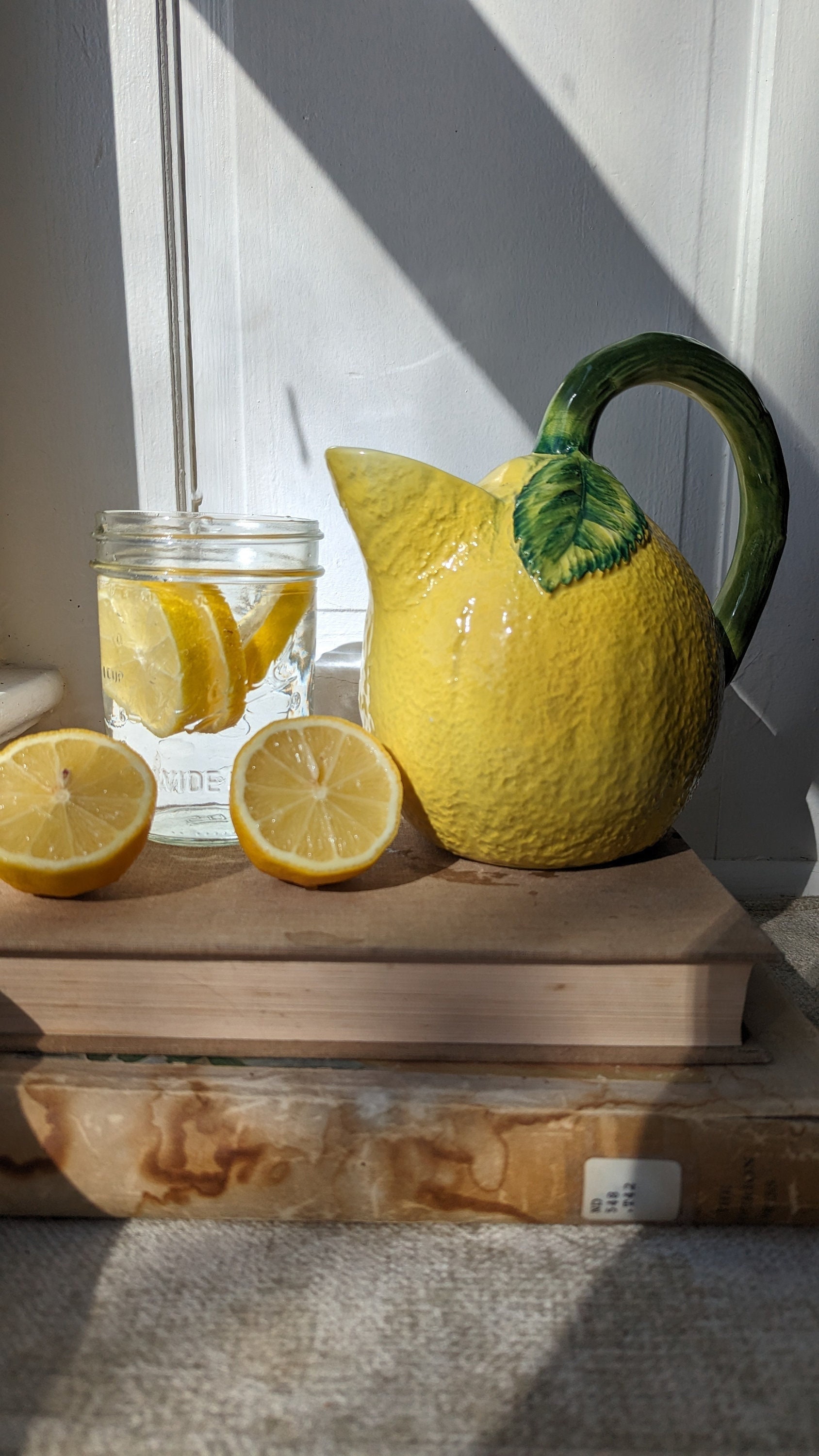 Vintage Lemon Pitcher Made in Italy - Etsy