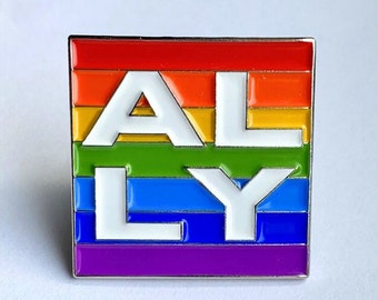 LGBTQ Ally Enamel Pin Mountain Pin Renamel Cute Pin Set Pins Laple Pin ...