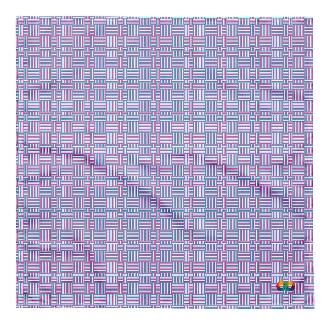 Trans Flag Woven Pattern Bandana - Etsy