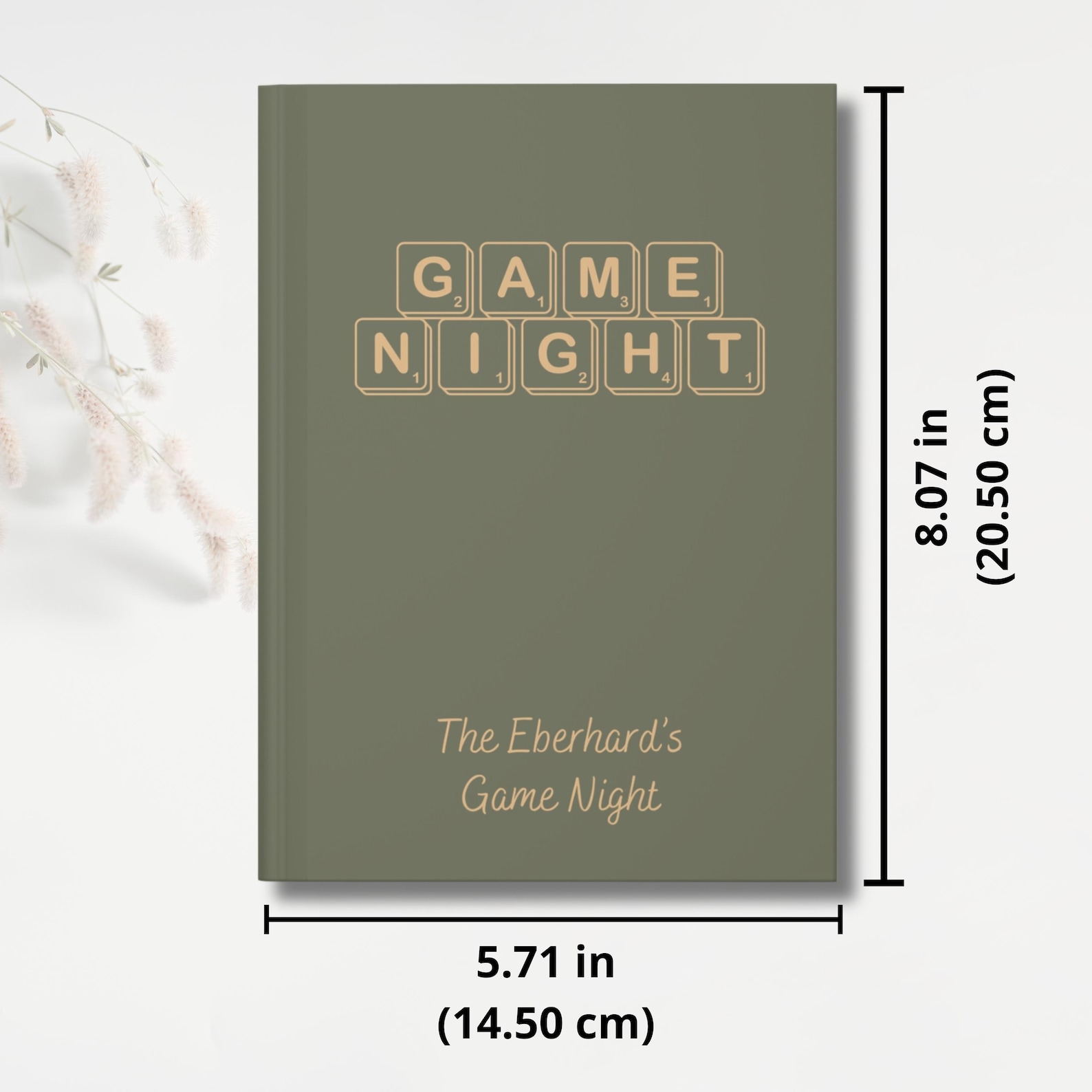 Family Game Night Score Book, Personalized Game Gifts, Score Keeping ...