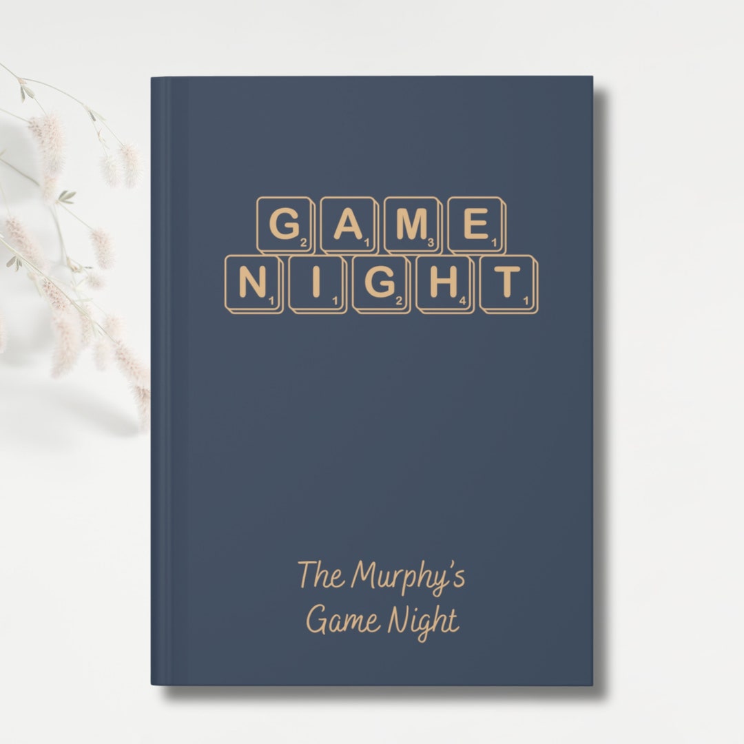 Family Game Night Score Book, Personalized Game Gifts, Score Keeping ...