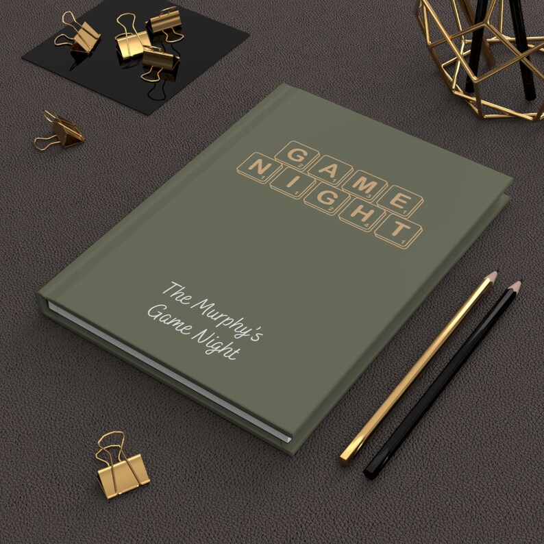 Family Game Night Score Book, Personalized Game Gifts, Score Keeping ...