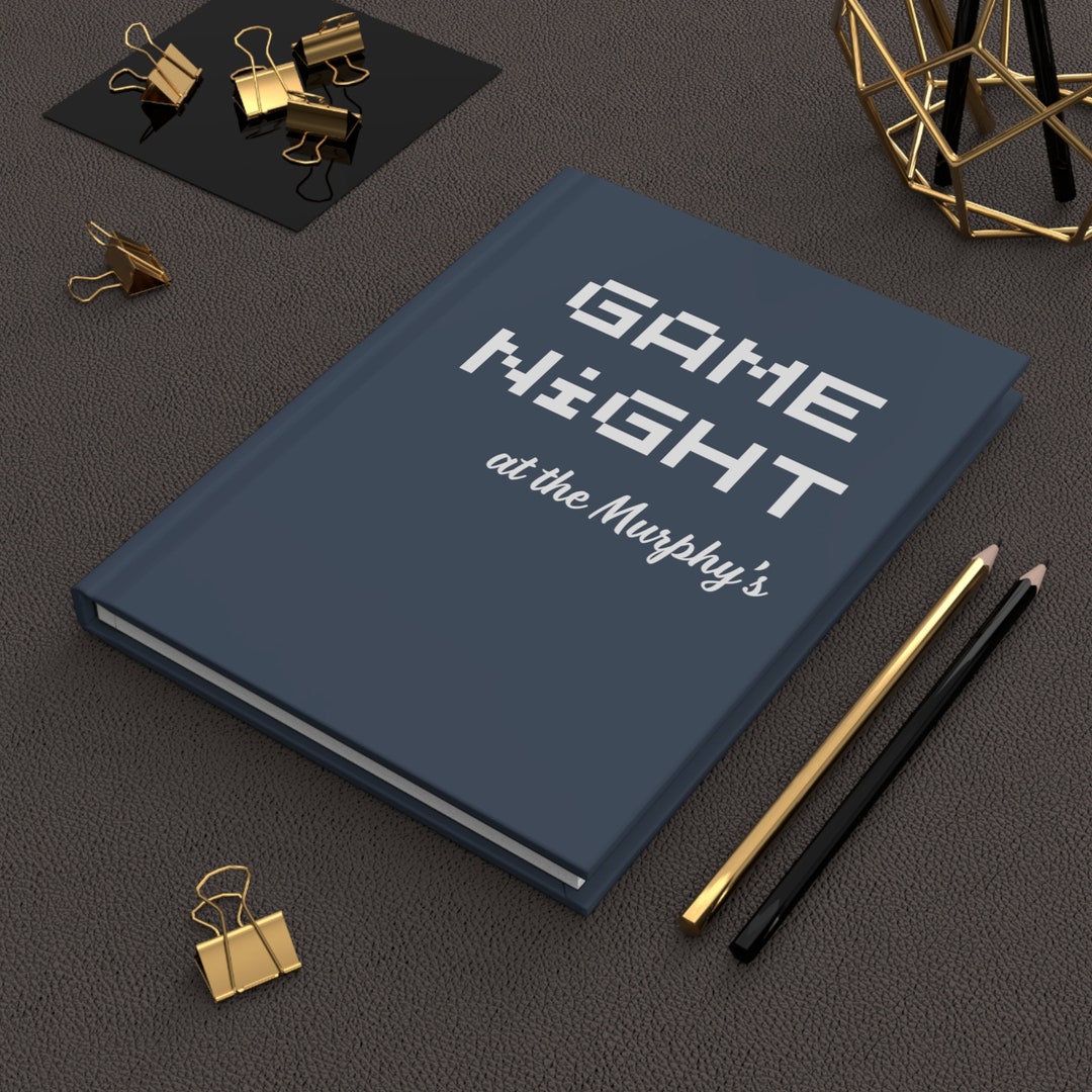 Personalized Family Game Night Score Book, Personalized Game Gifts ...