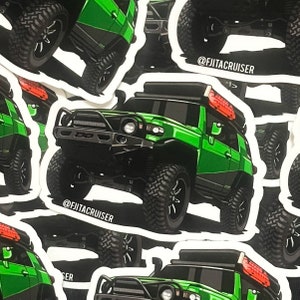 Toyota FJ CRUISER 1pcs Hood Stripe Hood Decal Graphics Vinyl Sticker ...