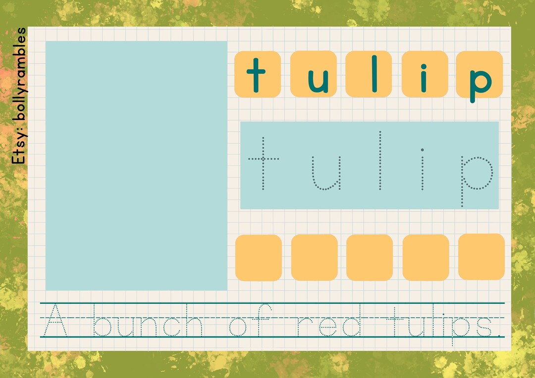 Spring Nature Worksheets: Letter Recognition & Formation | Digital ...