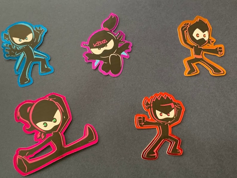 Ninja Kidz Inspired Cake Topper- Red - Etsy
