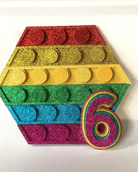 Poppet Cake Topper Wit Custom Number | Etsy