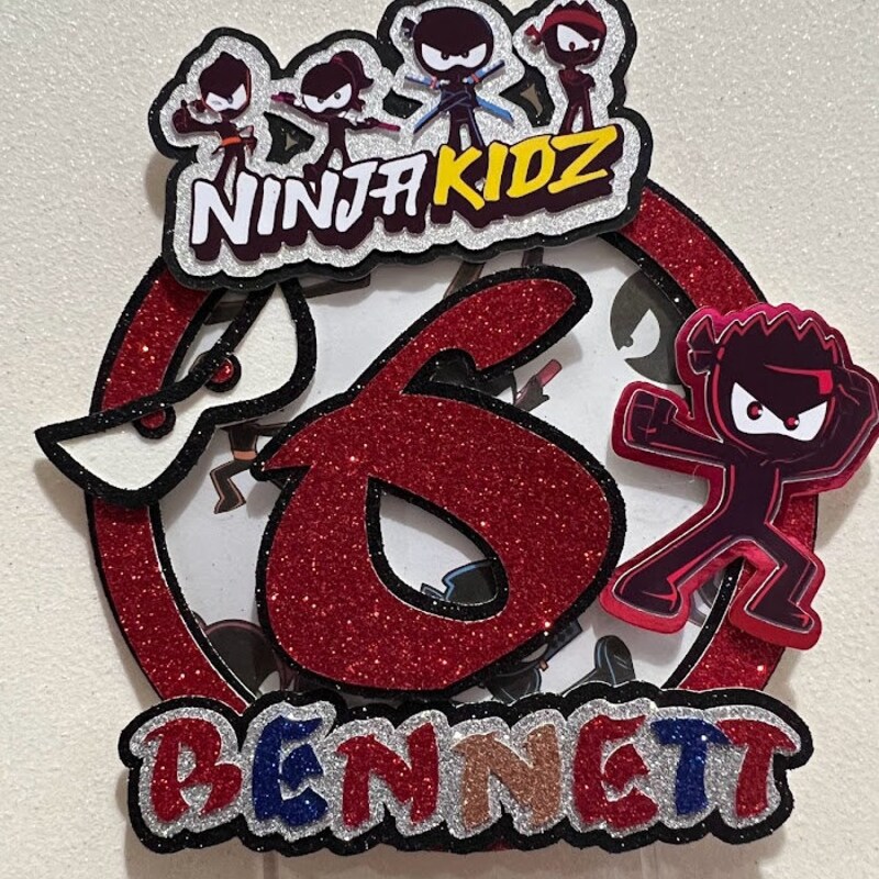 Ninja Cake Toppers - Etsy Australia