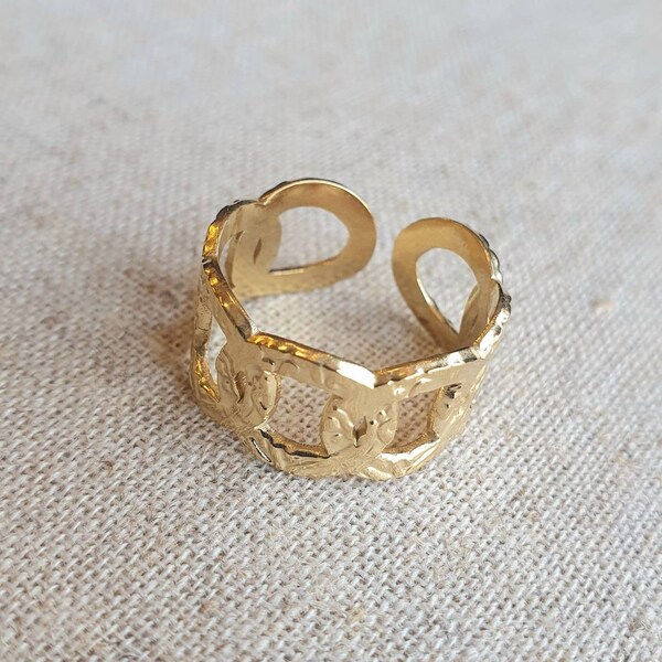 Bague acier inoxydable - Etsy France