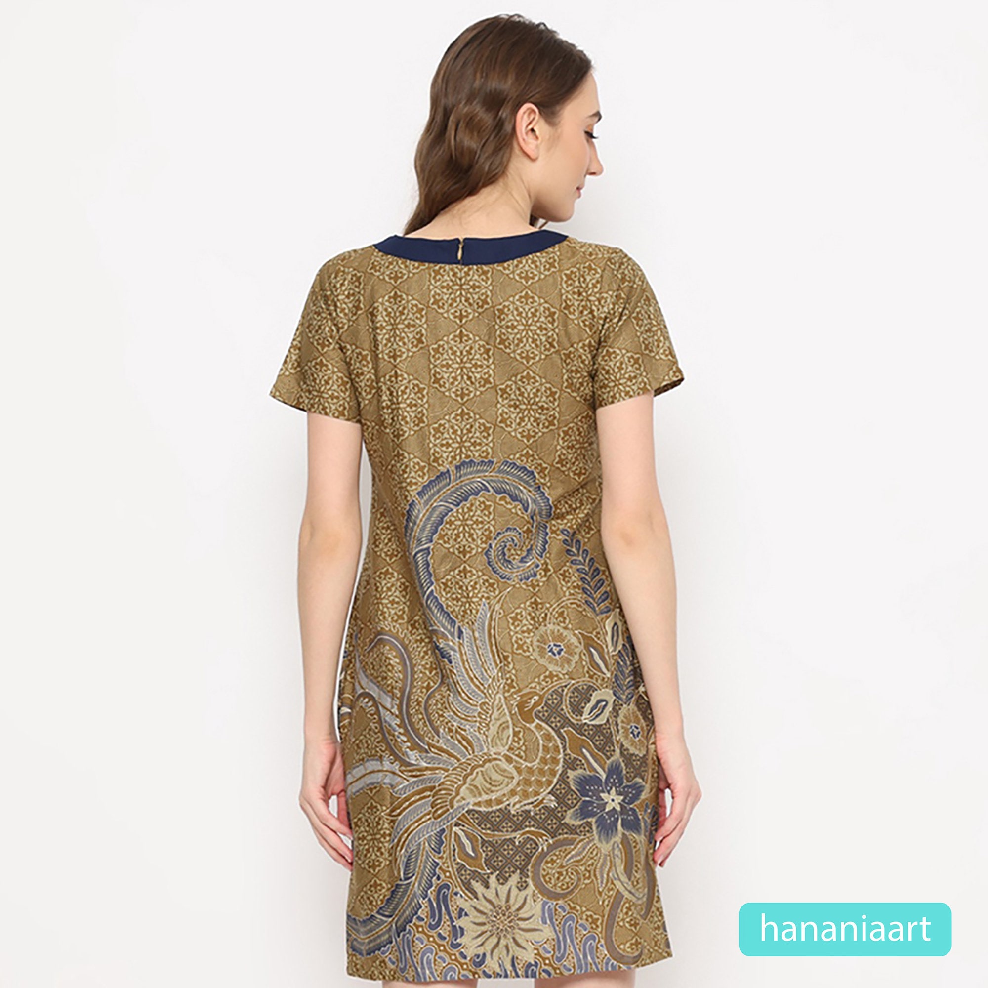 Ghea Gustav Elegance Hadinata Batik Kleid für Frauen, Batik Kleid, Boho ...
