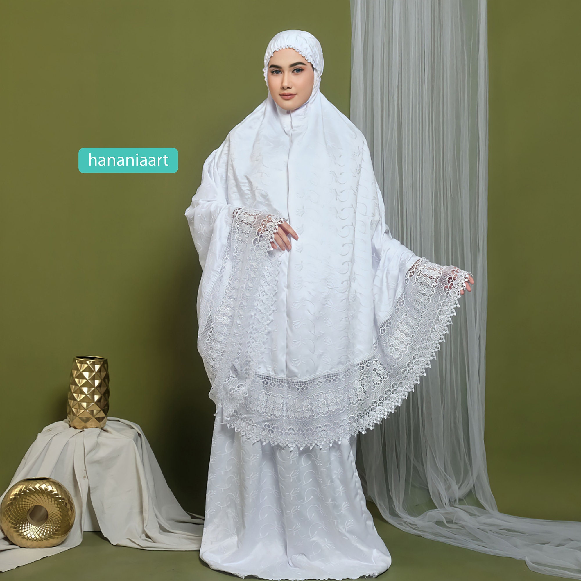 Zain Deluxe Adult Prayer Set Opulent Silk Elegance With Exquisite ...