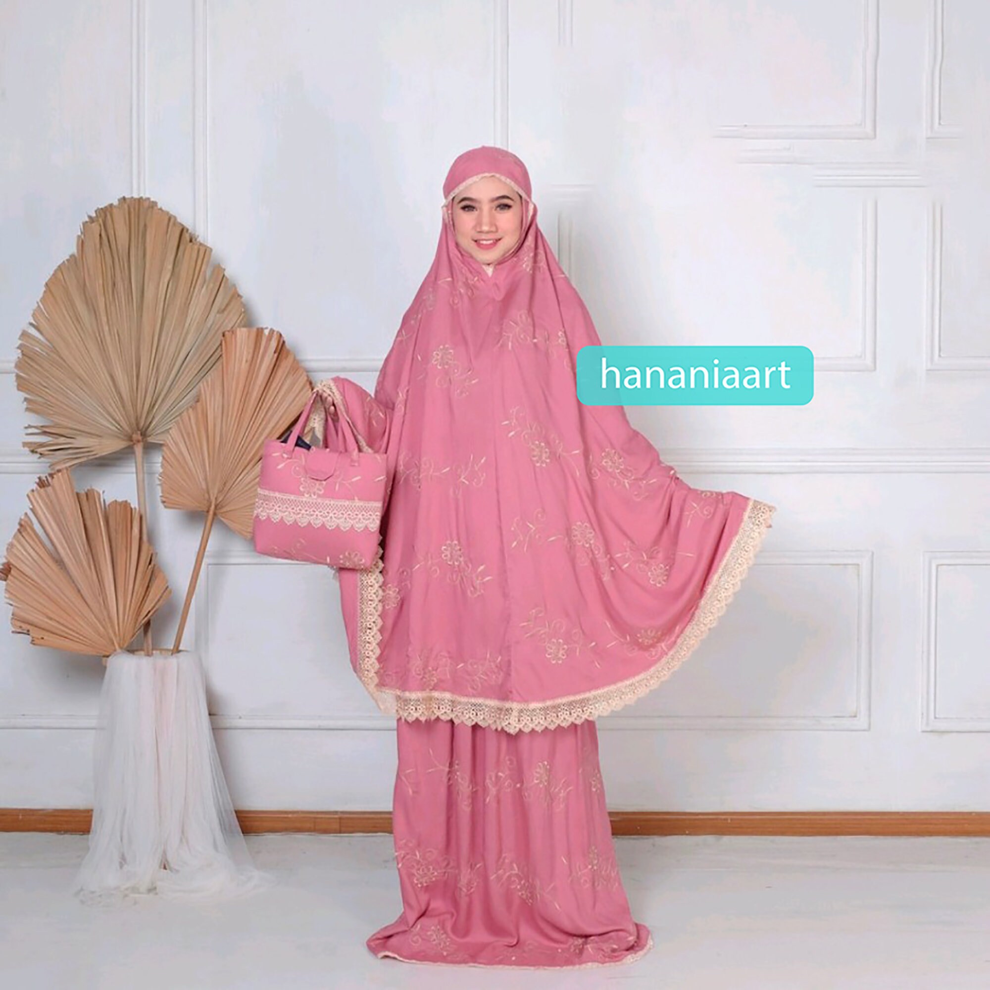 Abby's Grasella Lotus Blossom Full Embroidery Adult Prayer Set, Women ...