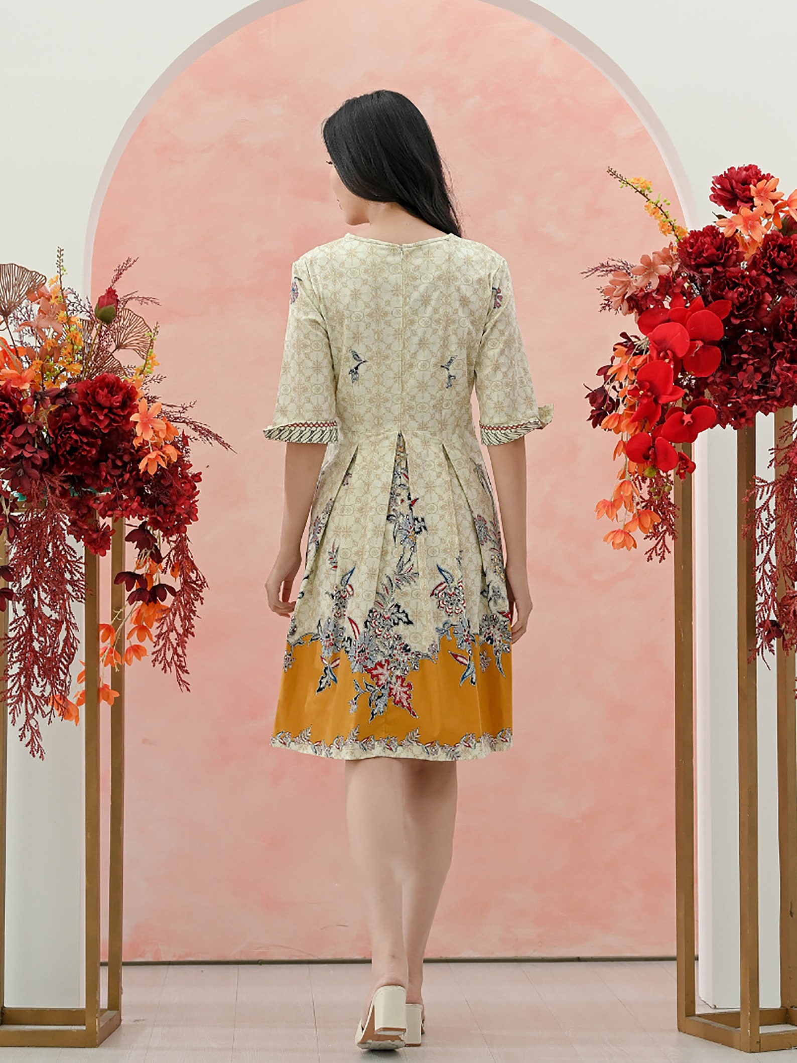 Elegant Batik Maxi Dress Nuansa Batik, Batik Dress, Batik, Boho Dress ...